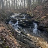 Waterfall Overlook via Riverside and Upland Trail Loop, New York - 941 ...