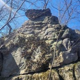 Chimney Rocks via Hermitage and Appalachian National Scenic Trail ...