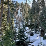 Copeland Falls via Copeland Lake and Hidden Falls Trail, Colorado - 244 ...