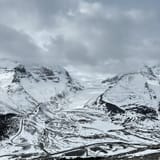 Columbia Icefield Campground to Wilcox Ridge Viewpoint, Alberta, Canada ...