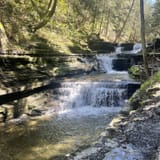 Lake Treman Loop via Gorge, Bear, and Rim Trail, New York - 1,615 ...