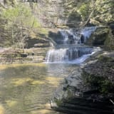 Lake Treman Loop via Gorge, Bear, and Rim Trail, New York - 1,596 ...