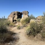 Balanced Rock via Bootlegger, Saddlehorn and Granite Mtn Trail, Arizona ...