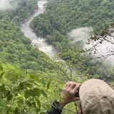 Diamond Point Overlook via Endless Wall Trail, West Virginia - 1,825 ...