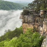 Diamond Point Overlook via Endless Wall Trail, West Virginia - 1,825 ...