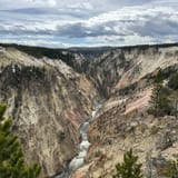 Inspiration Point, Yellowstone and Crystal Falls via North Rim Trail ...