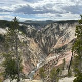 Inspiration Point, Yellowstone and Crystal Falls via North Rim Trail ...