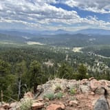 Elk Falls via Scout Line, Chimney Rock, and Bulging Elk Loop, Colorado ...