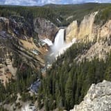 Inspiration Point, Yellowstone and Crystal Falls via North Rim Trail ...