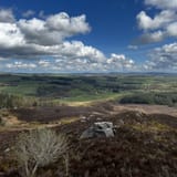 The Drake Stone and Harbottle Castle Circular, Northumberland, England ...
