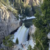 Inspiration Point, Yellowstone and Crystal Falls via North Rim Trail ...