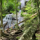 Jones Falls and Splash Dam Falls From Elk River Falls, Tennessee - 934 ...