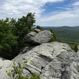 Chimney Rocks via Hermitage and Appalachian National Scenic Trail ...