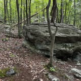Chimney Rocks via Hermitage and Appalachian National Scenic Trail ...