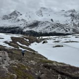 Columbia Icefield Campground to Wilcox Ridge Viewpoint, Alberta, Canada ...