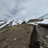 Columbia Icefield Campground to Wilcox Ridge Viewpoint, Alberta, Canada ...
