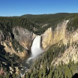Inspiration Point, Yellowstone and Crystal Falls via North Rim Trail ...