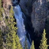Inspiration Point, Yellowstone and Crystal Falls via North Rim Trail ...