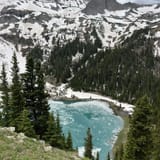 Lower, Middle and Upper Blue Lakes via Blue Lakes Trail, Colorado ...