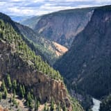 Inspiration Point, Yellowstone and Crystal Falls via North Rim Trail ...