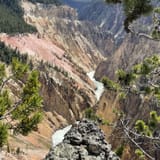 North Rim Trail, Red Rock Point, Lookout Point, and Grand View, Montana ...