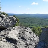 Chimney Rocks via Hermitage and Appalachian National Scenic Trail ...