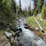Blue Lake and Little Blue Lake via Mitchell Lake Trail, Colorado ...