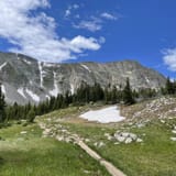 Blue Lake and Little Blue Lake via Mitchell Lake Trail, Colorado ...