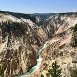 Inspiration Point, Yellowstone and Crystal Falls via North Rim Trail ...