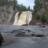 High Falls and Two Step Falls via Superior Hiking Trail, Minnesota ...