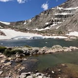 Lion and Snowbank Lake via Thunder Lake and Wild Basin Trail, Colorado ...