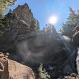 Elk Falls via Scout Line, Chimney Rock, and Bulging Elk Loop, Colorado ...