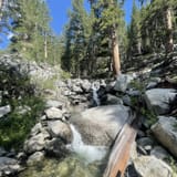 Agnew Lake, Gem Lake, Waugh Lake and Clark Lakes Loop Trail, California ...