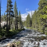 Agnew Lake, Gem Lake, Waugh Lake and Clark Lakes Loop Trail, California ...
