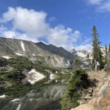 Blue Lake and Little Blue Lake via Mitchell Lake Trail, Colorado ...