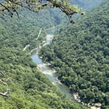 Diamond Point Overlook via Endless Wall Trail, West Virginia - 2,083 ...