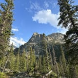 Mirror Lake and Crater Lake via Cascade Creek Trail, Colorado - 2,484 ...