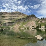 Cecret Lake via Upper Albion Meadows and Cecret Lake Trail, Utah ...
