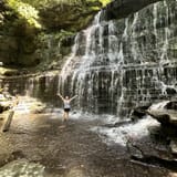 Machine Falls, Adams Falls, Busby Falls and Laurel Bluff Loop ...