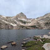 Blue Lake and Little Blue Lake via Mitchell Lake Trail, Colorado ...