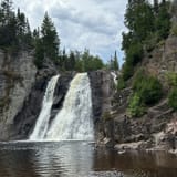 High Falls and Two Step Falls via Superior Hiking Trail, Minnesota ...