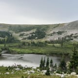 Blue Lake and Little Blue Lake via Mitchell Lake Trail, Colorado ...