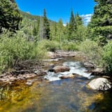 Copeland Falls via Copeland Lake and Hidden Falls Trail, Colorado - 243 ...