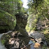 Lake Treman Loop via Gorge, Bear, and Rim Trail, New York - 2,225 ...