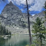Mirror Lake and Crater Lake via Cascade Creek Trail, Colorado - 2,576 ...