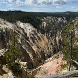 Inspiration Point, Yellowstone and Crystal Falls via North Rim Trail ...
