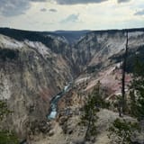 Inspiration Point, Yellowstone and Crystal Falls via North Rim Trail ...