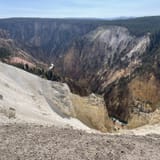 Inspiration Point, Yellowstone and Crystal Falls via North Rim Trail ...