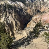 Inspiration Point, Yellowstone and Crystal Falls via North Rim Trail ...