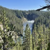 Inspiration Point, Yellowstone and Crystal Falls via North Rim Trail ...